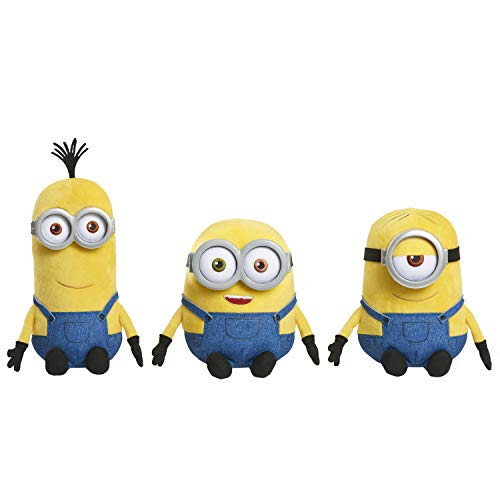 Just Play Illumination's Minions: The Rise of Gru Laugh & Giggle Kevin Plush, Kids Toys for Ages 3 Up