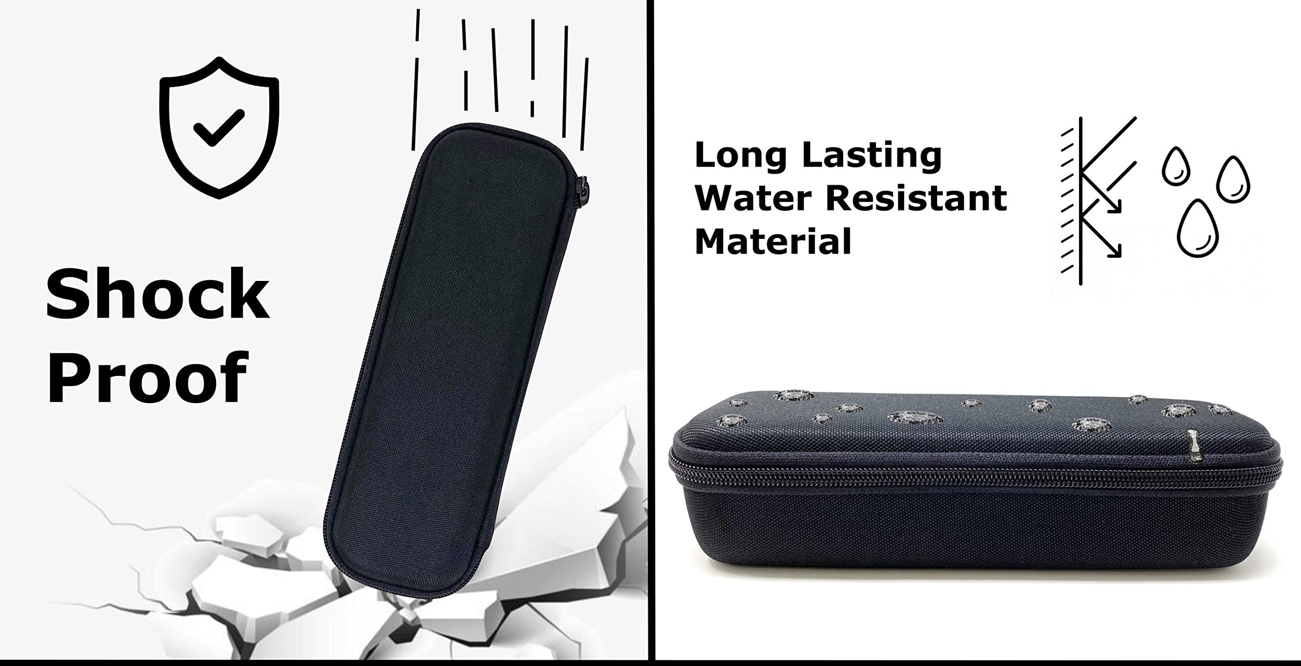 Arber Hard Case for OLOV Electric Groin Hair Trimmer and Accessories