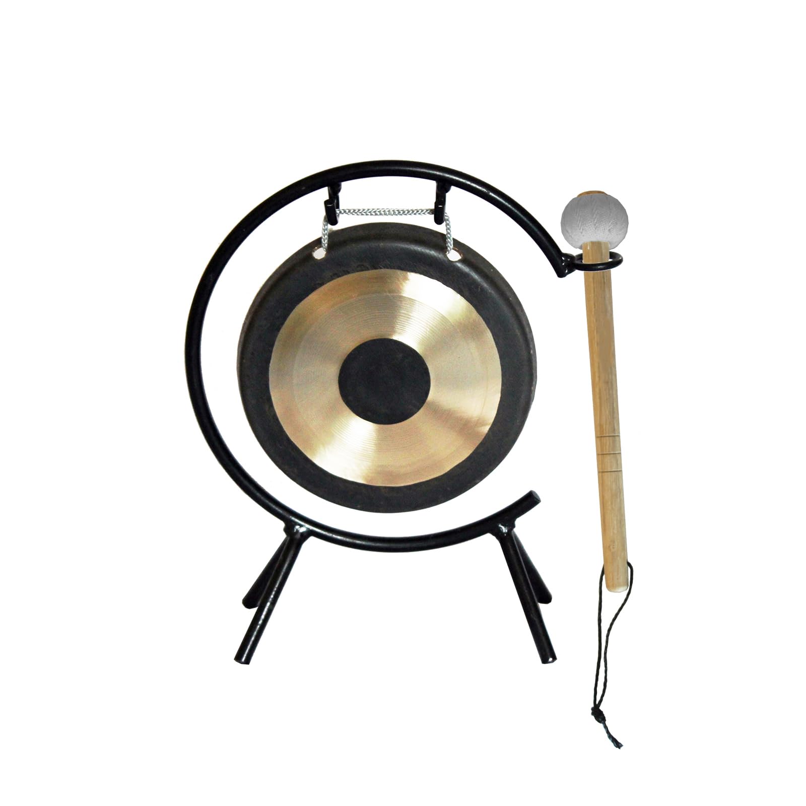 Arborea Mini Gong 8" Authentic Chinese Chau Gong Hand Selected For Quality Great for Sound Healing Home Small Gong (8" Chau Gong)