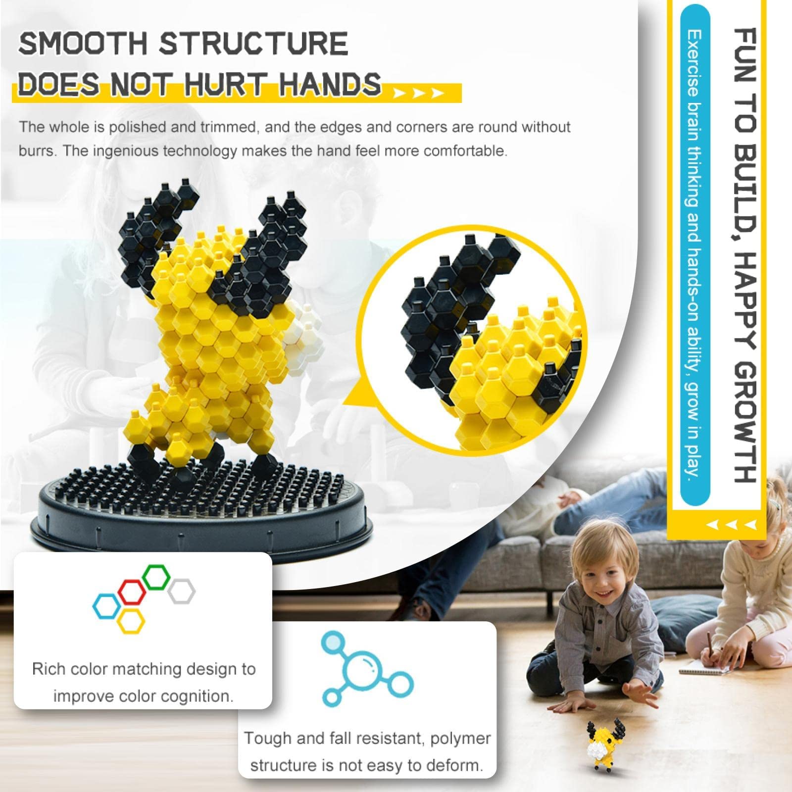 KADELE Animals Toy Building Sets,Extremely Creative and Challenging STEM Building Toys,Educational Toys for Boys and Girls Ages 8 and Up(79 Pieces)