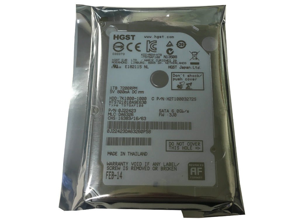 Hard Drives Hgst 1Tb 32Mb Cache 7200Rpm Sata Iii (6.0Gb/S) 2.5" Ps3 Ps4 Hard Drive 0J22423