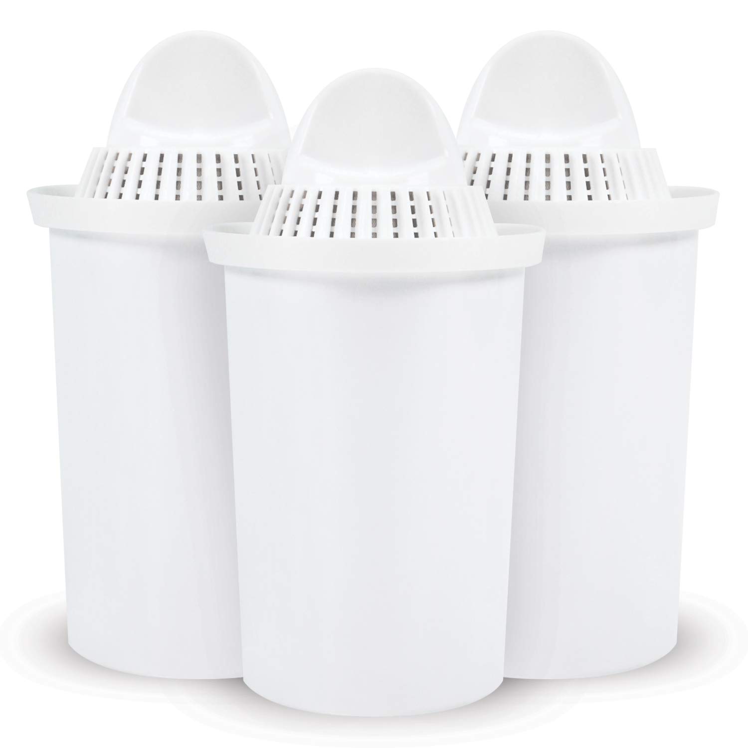 BIO CERA Water Filter Replacement Cartridge for Alkaline Antioxidant Water Ionizer, Activated Carbon Filter Pitcher - Up to PH 9.5 (3 Pack/Set)