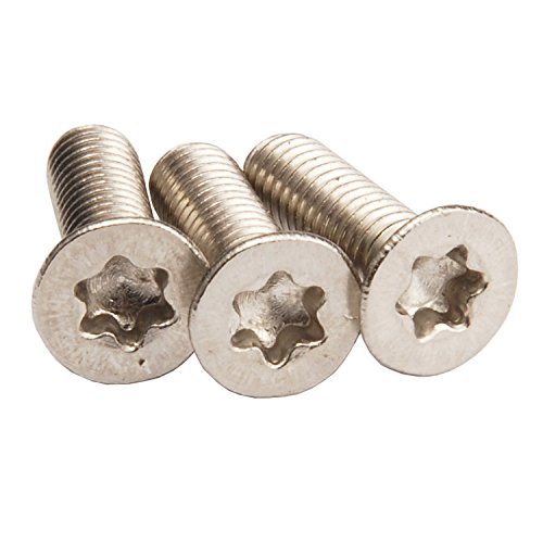 M5 Flat Head Torx Screws,Countersunk Head Torx Screws,Full Thread,Pack of 50-Piece (M5 x 16 mm)