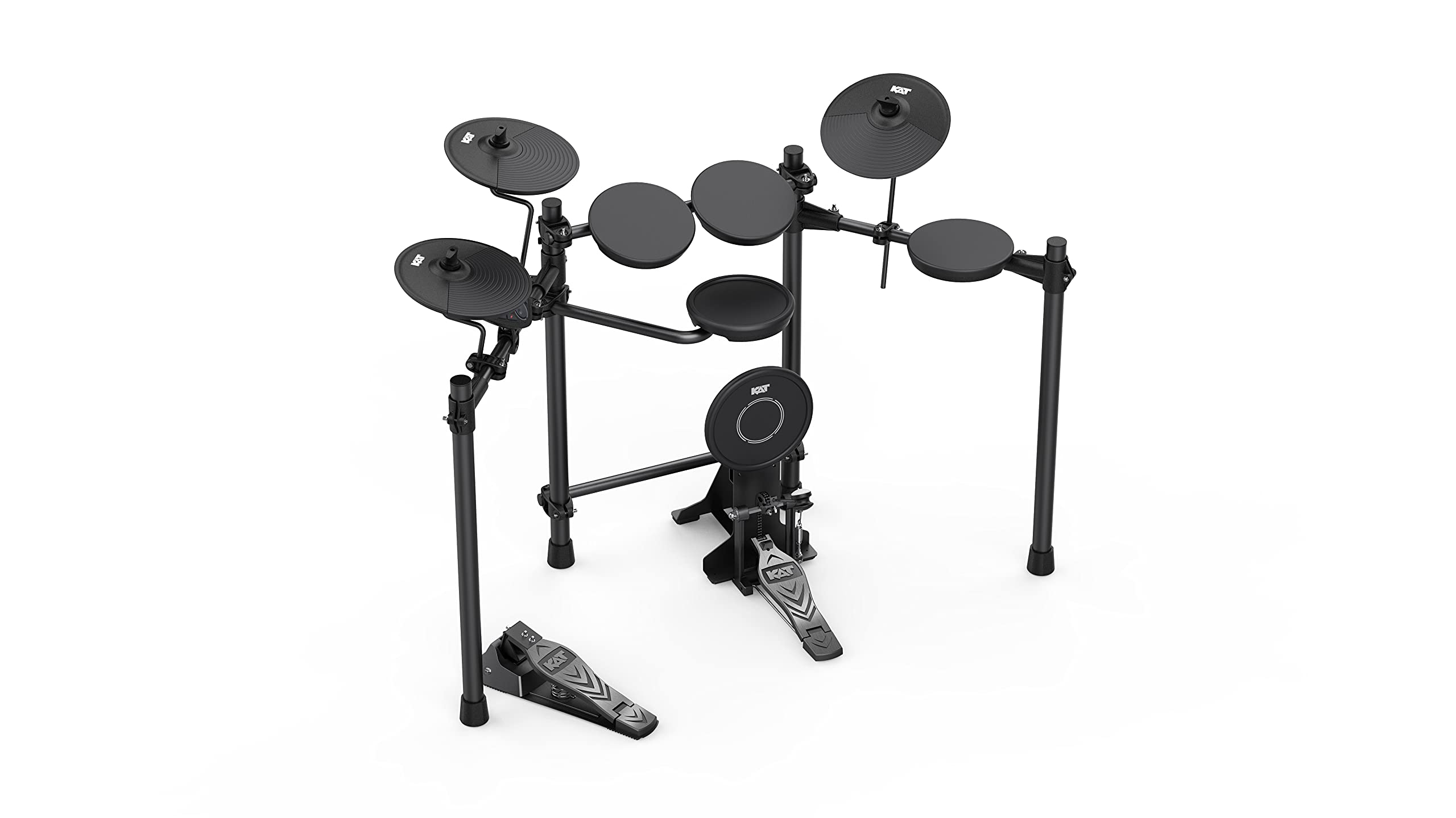KAT Percussion Electronic Drum Set, Black (KT-100)