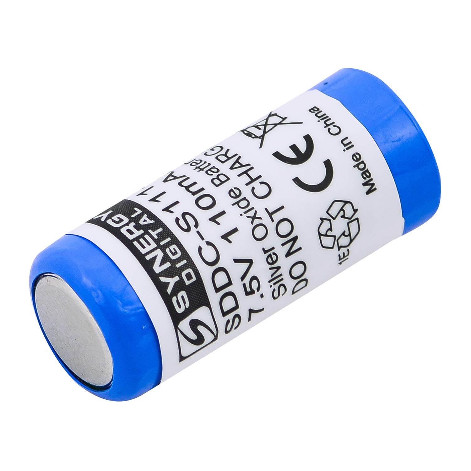 Synergy Digital Dog Collar Batteries, Compatible with Pet Stop UltraMax Receiver Dog Collar, (Silver Oxide, 7.5V, 110 mAh) Ultra High Capacity, Combo-Pack Includes: 3 x SDDC-S1114 Batteries