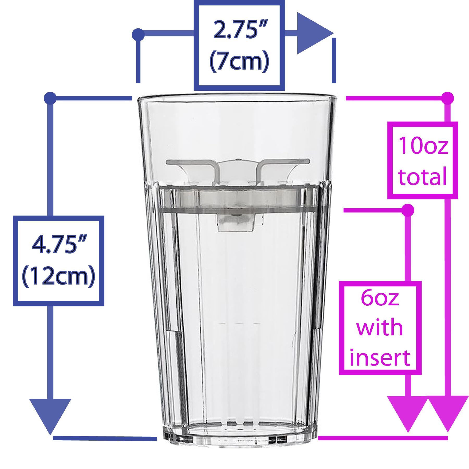 Reflo Smart Cup (Asst 4 colors) Open Training Cup, Toddler Cup, No Suction 6oz, 360 Control-Flow, USA MADE Premium High-Impact Plastic