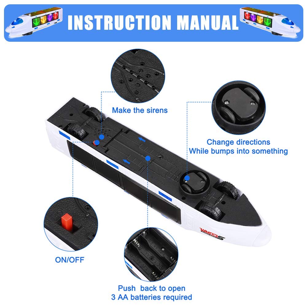 CYKT Electric Train Toy with Music, Beautiful 3D Lightning Electric Train, The Best Creative Gift Toy for 3-12 Year Old Boys