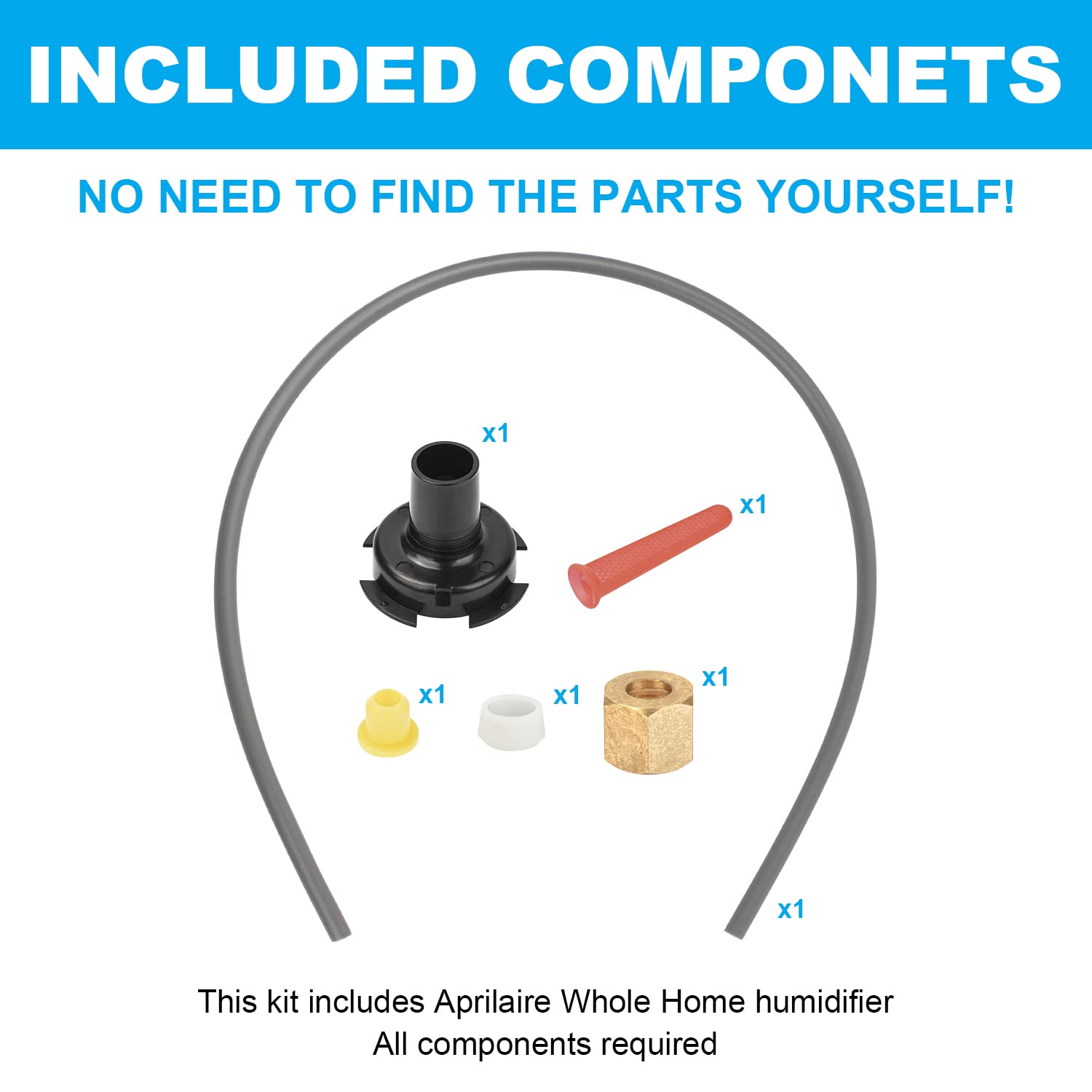 Aulpq Humidifier Maintenance Kit 4839 Fits for Aprilaire No.35 Water Panel Humidifier Replacement Filter,Fits for Aprilaire Whole Home Humidifier Models: 600, 600A, 600M