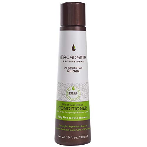 Macadamia Professional Hair Care Sulfate Weightless Repair Conditioner, Sheer Pecan, 10 Fl Oz (Pack of 1)