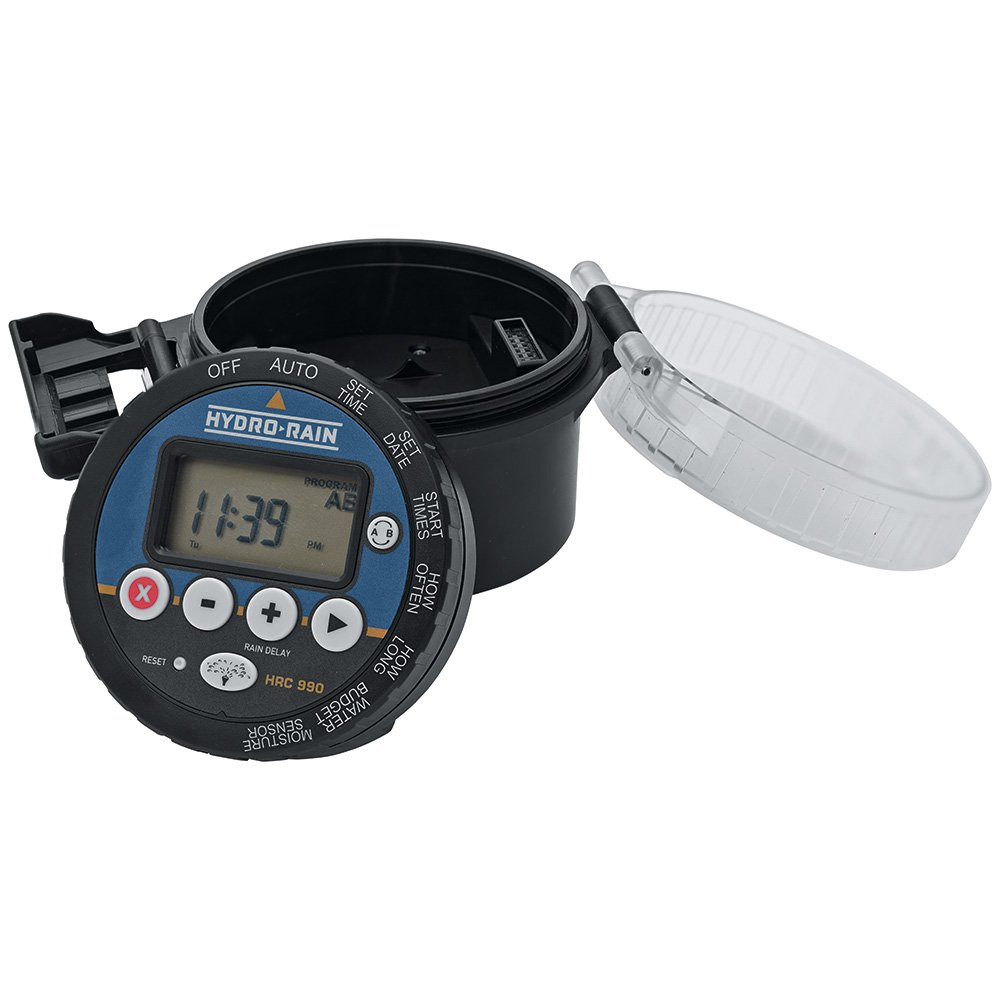 Hydro-Rain 4020 4-Station Battery-Powered Controller with 1 Solenoid