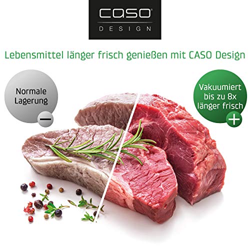 CASO Germany Vacuum Sealer Rolls, 7.9 by 236.2-Inch, Set of 2