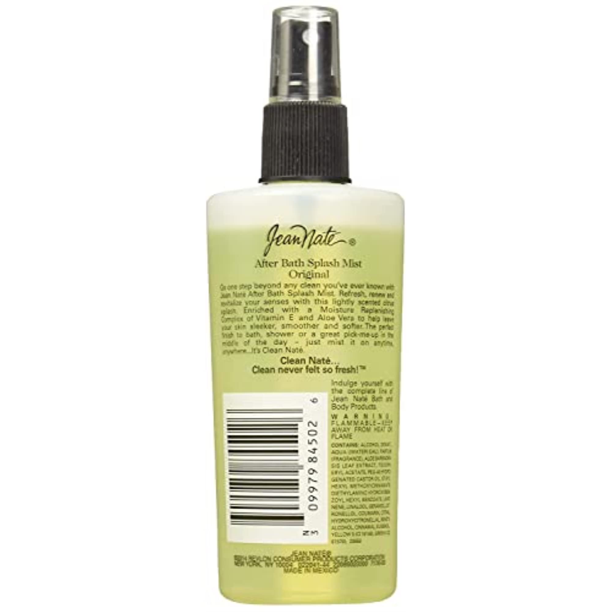 Jean Nate After Bath Splash Mist Original 8 oz (Pack of 3)