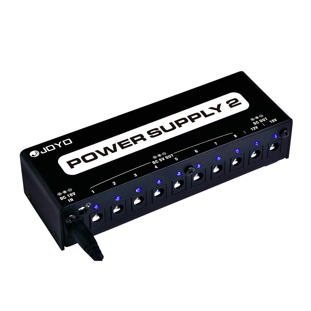 JOYO JF-312 PipeBomb Compressor Mini Pedal Bundle with JP-02 DC 9V 18V Pedal Power Supply