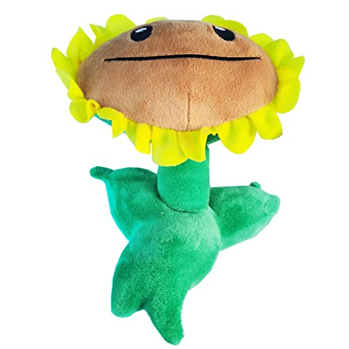 JHESAO 8" Sunflower Plants and Zombies Plush Zombies Toys PVZ Plushies 1 2 Stuffed Soft Doll Sunflower Plush New
