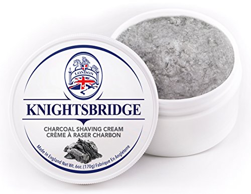 Knightsbridge Shaving Cream (Charcoal) 6.0 oz Made in England