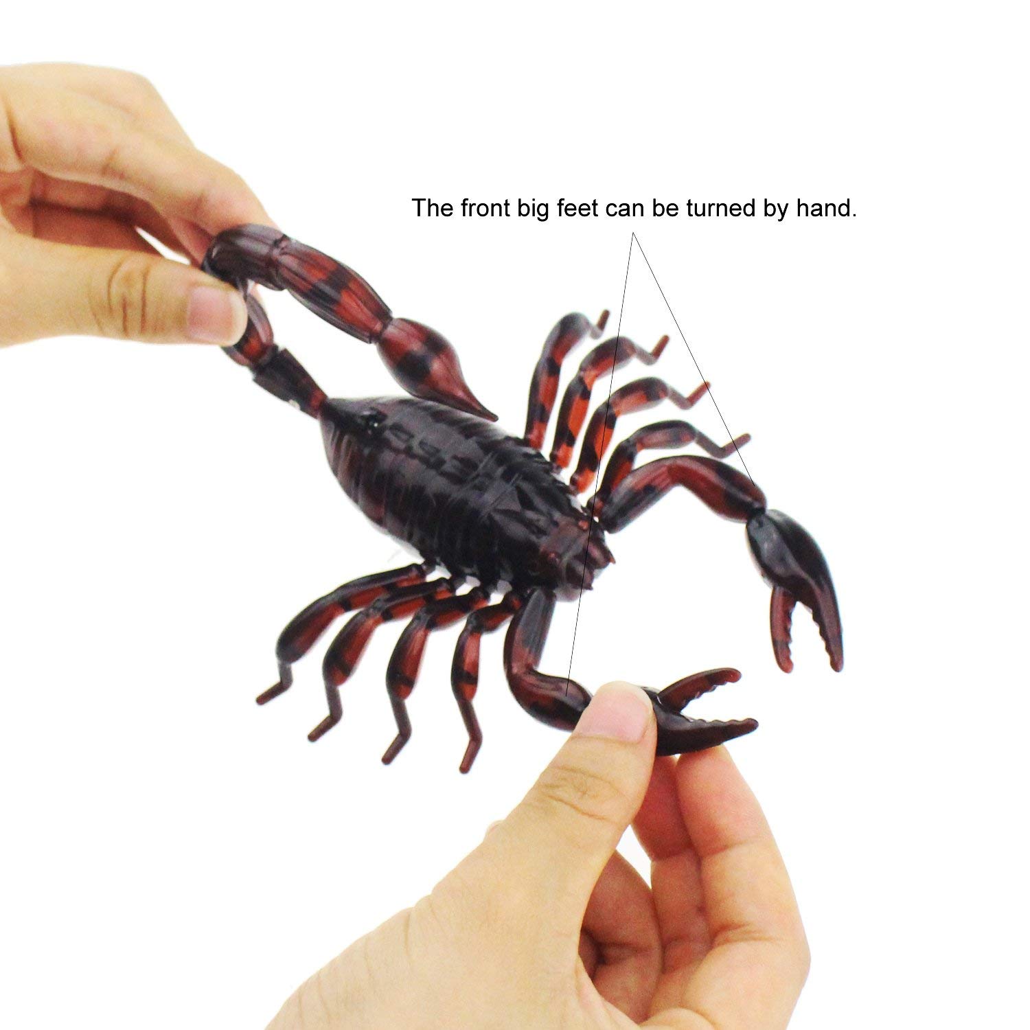 Tipmant Realistic RC Scorpion Remote Control Animal Vehicle Car Electric Scary Toy Halloween Kids Birthday Gift