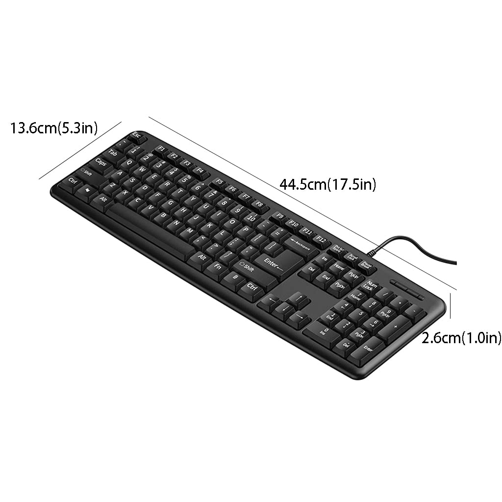 BBFQL Mechanical Keyboard Keyboard and Mouse Set Wired Gaming Keyboard Silent Keyboard USB Keyboard
