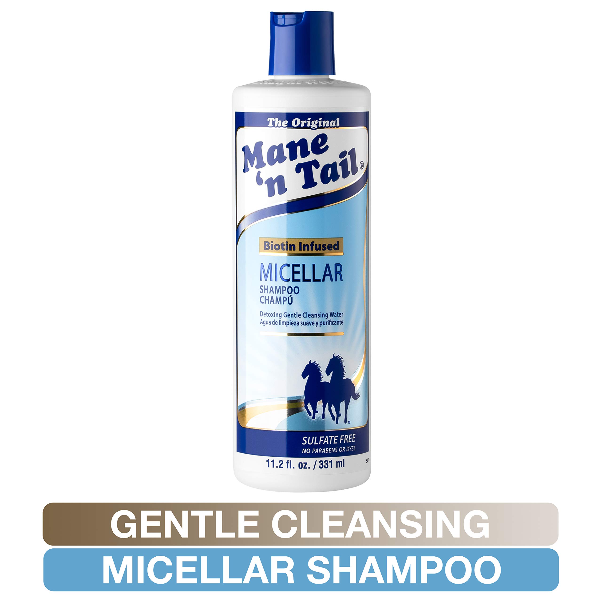 Mane 'n Tail Micellar Sulfate Free Shampoo, Clear, 11.2 Ounce