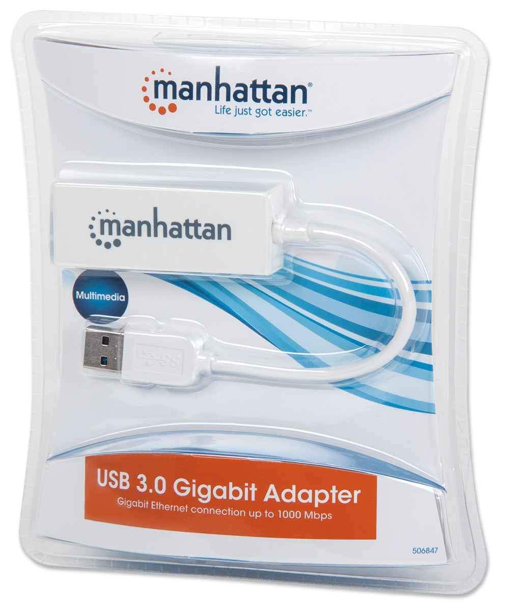 Manhattan USB 3.0 Gigabit Ethernet Adapter (506847)