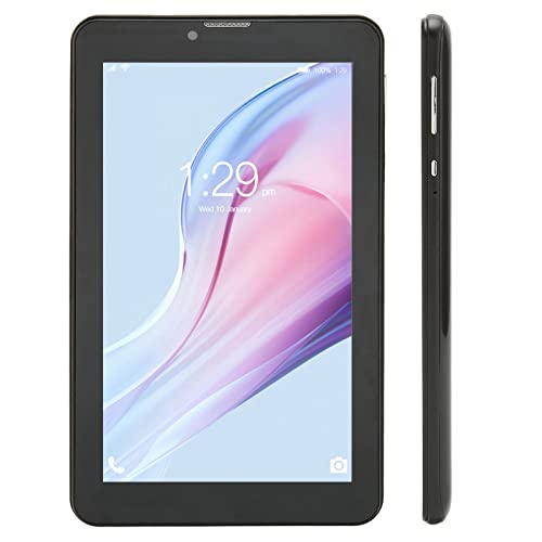 ASHATA 7in Kids Tablet for Android10, 3G Net Kids Tablet with Eye Protection IPS HD Display, Octa Core CPU, 2GB RAM 32GB ROM, 5G WiFi Dual Band, Bluetooth, Support 128G TF Card(Black)