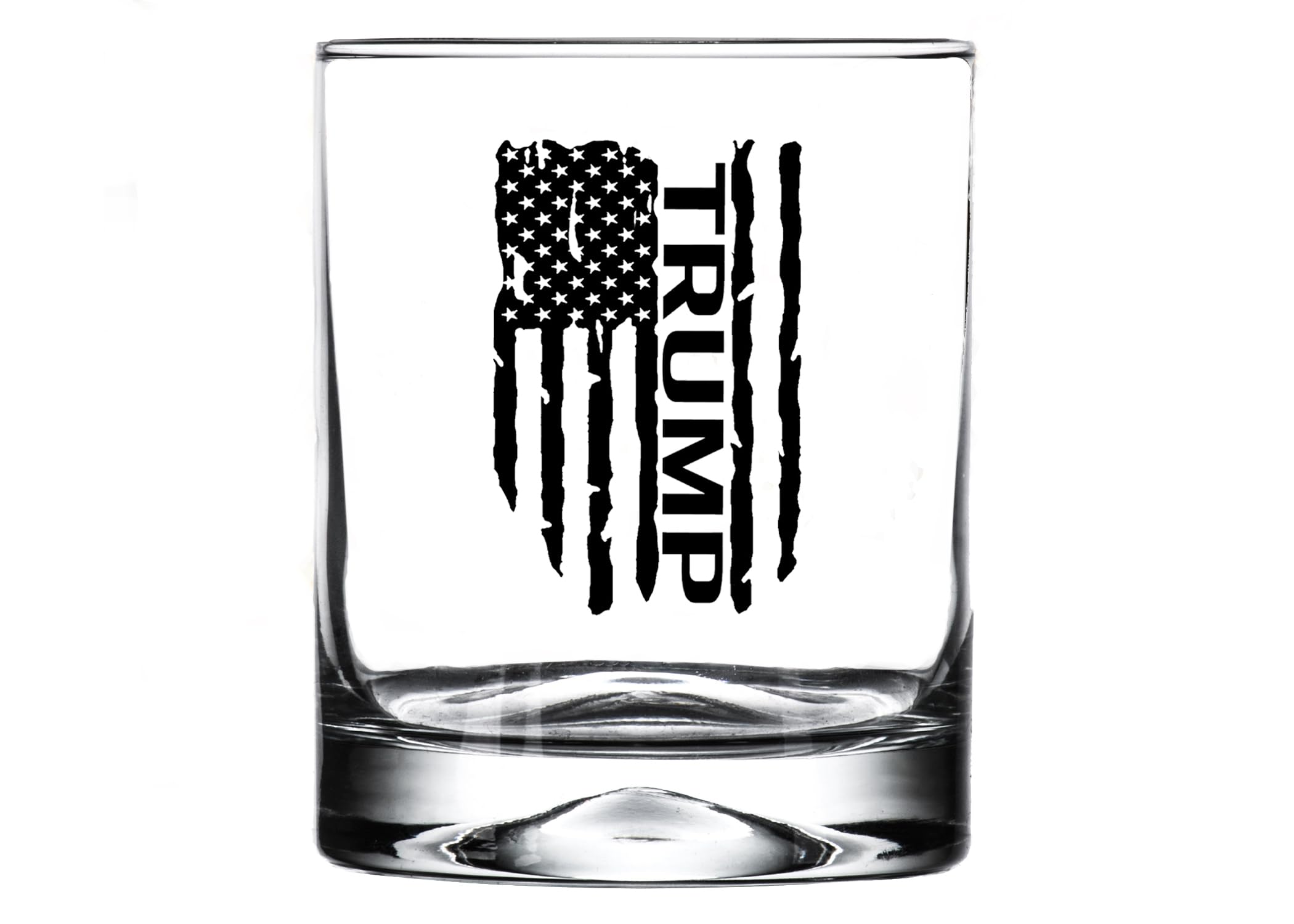 Rogue River Tactical Trump Flag Conservative Republican Old Fashioned Whiskey Glass Drinking Cup Gift For Him