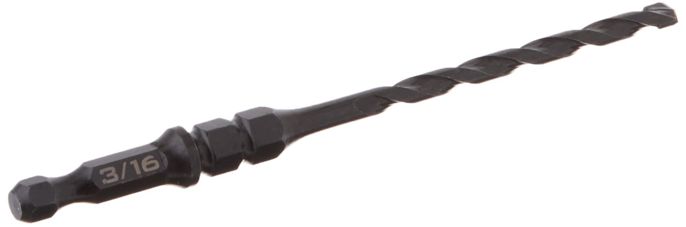 IRWIN Tools 1870568 Impact Performance Series Concrete Screw Installation 3/16-Inch X 5-Inch Drill Bit for 1/4-Inch Screws
