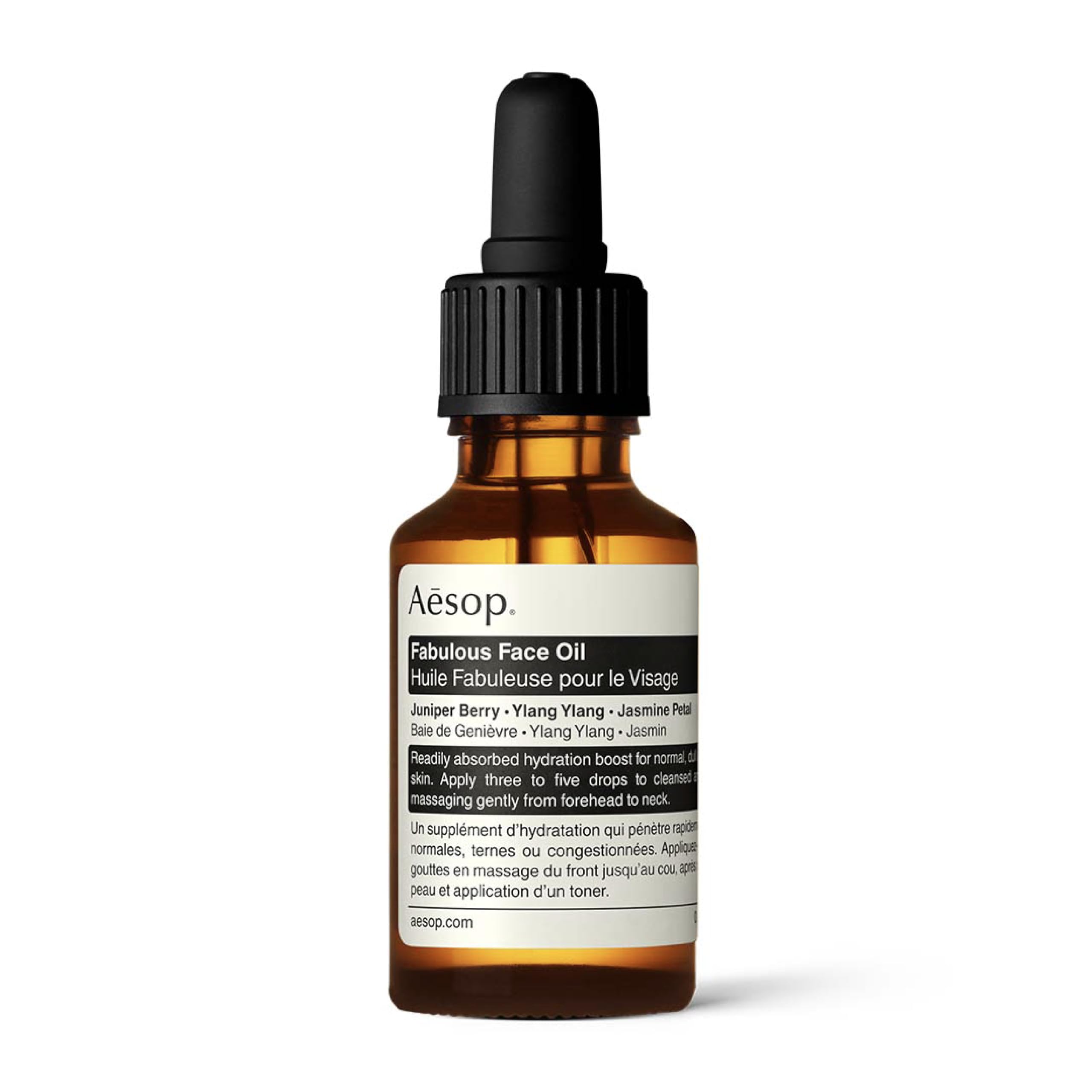 Aesop Fabulous Face Oil - Concentrated Hydrating Formulation - Boosted with Botanicals for Purifying, Balancing and Skin-Softening - 0.8 oz