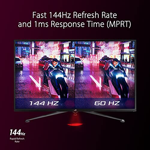 ASUS ROG Strix 43” 4K HDR DSC Gaming Monitor (XG43UQ Xbox Edition) - UHD (3840 x 2160), 144Hz, 1ms, HDMI 2.1, Extreme Low Motion Blur Sync, FreeSync™ Premium Pro, DisplayHDR1000, DCI-P3 90%