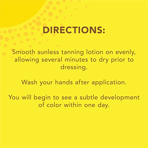 Jergens Natural Glow 3-Day Self Tanner, Sunless Tanner for Medium to Deep Skin Tone, Sunless Tanning Lotion Daily Moisturizer, for Streak-free Color, 4 Ounce