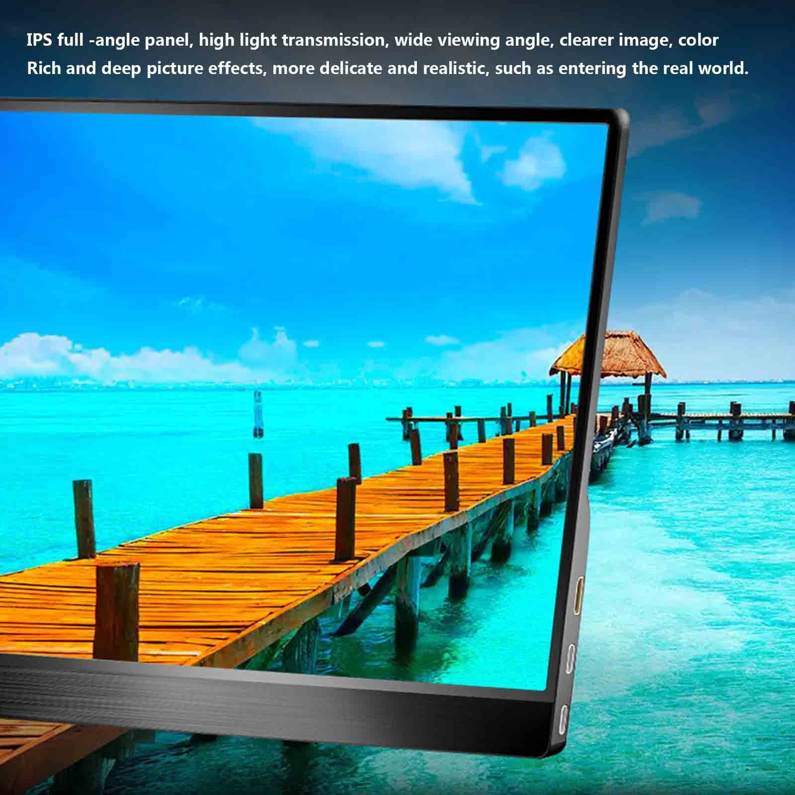 BDT Portable Monitor 12.5 Inches 4K Mini Display Mobile Outdoor Notebook Computer Expands Ultra-Wide Field of View with The Same Screen