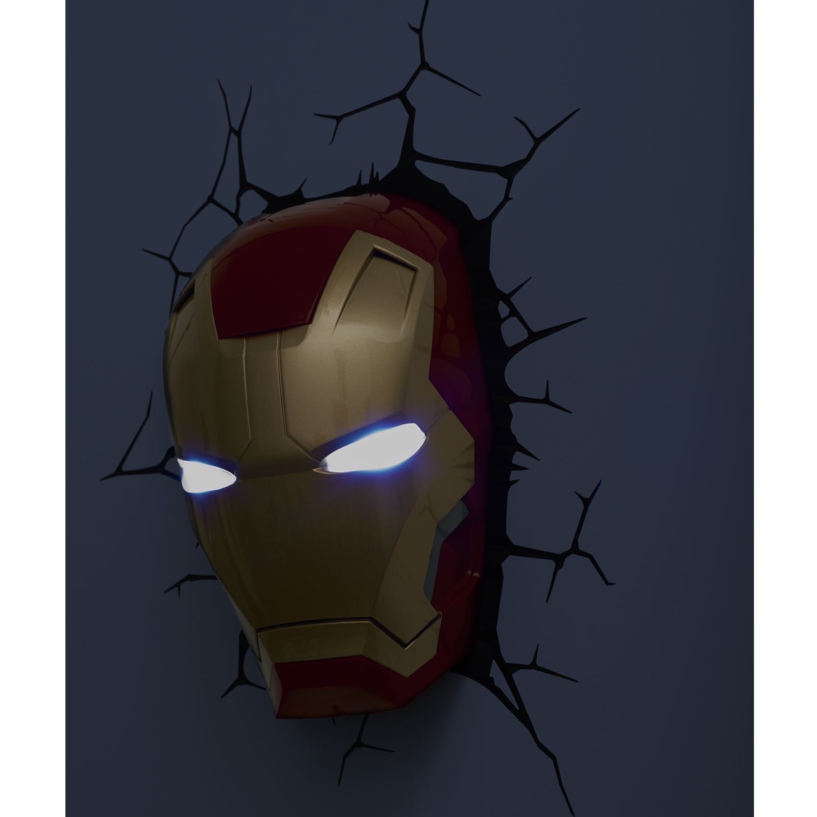 Marvel Comics 3D Iron Man Mask Wall Light