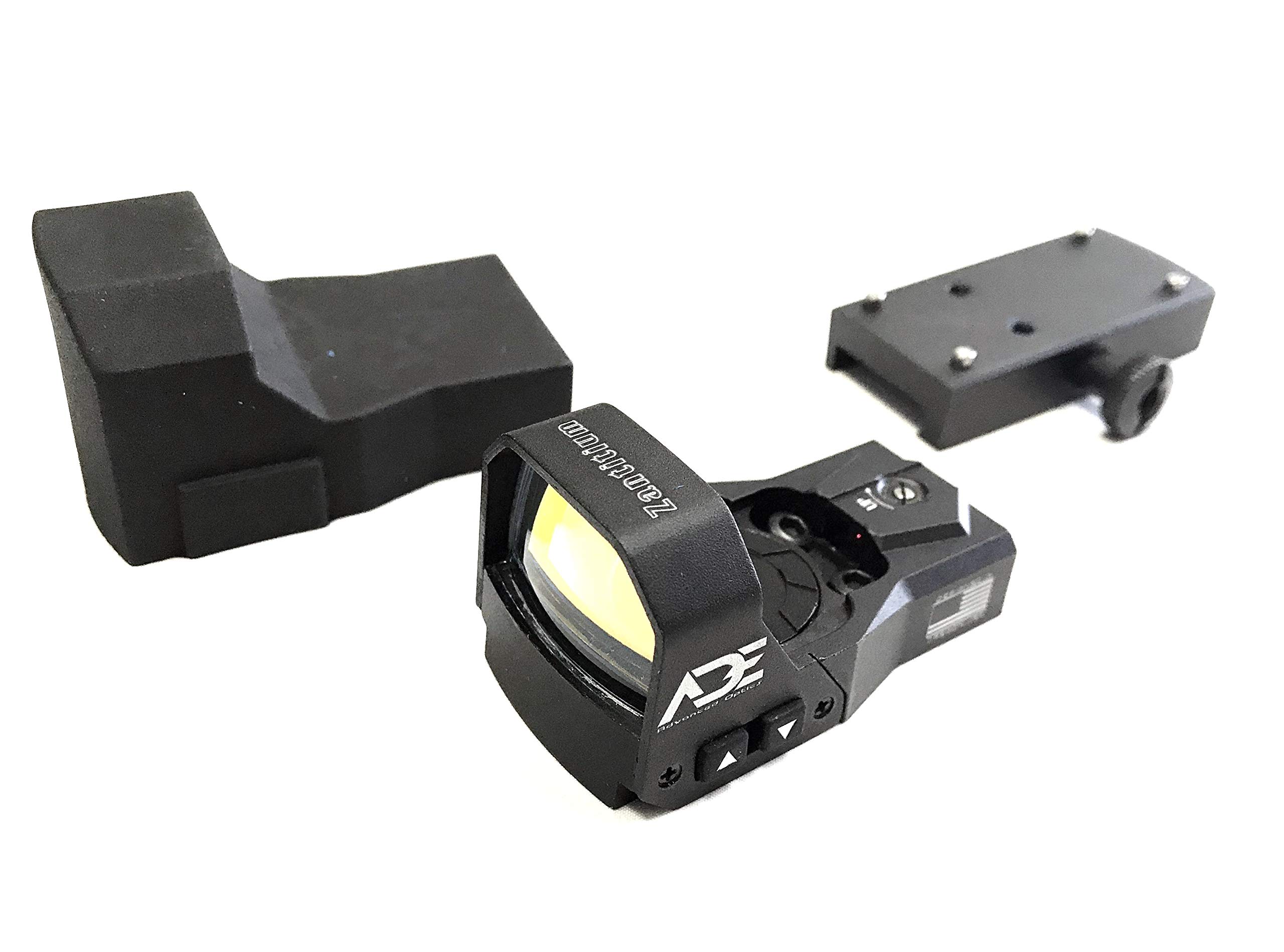 Ade Advanced Optics Zantitium RD3-015 Red Dot Reflex Sight + Optic Mounting Plate for Sig Sauer P320 M17, M18 Pistol