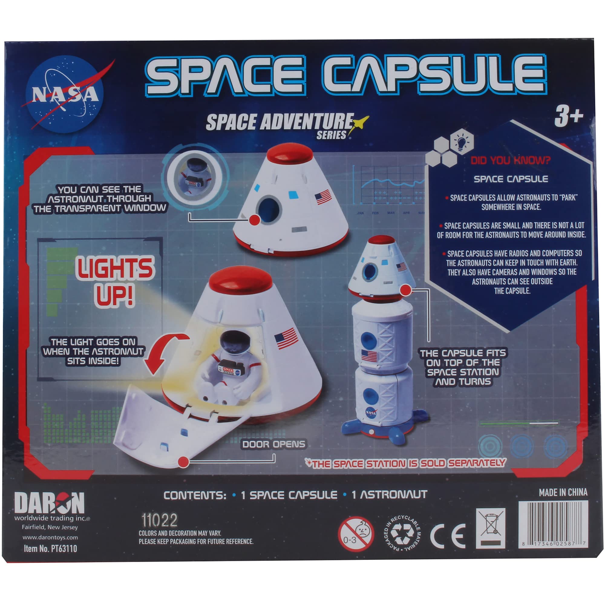 Daron Space Adventure Series Space Capsule (PT63110)