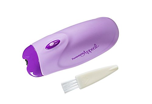 Tweeze Appeal Facial and Bikini Hendheld Hair Remover, Electric Tweezer Epilator