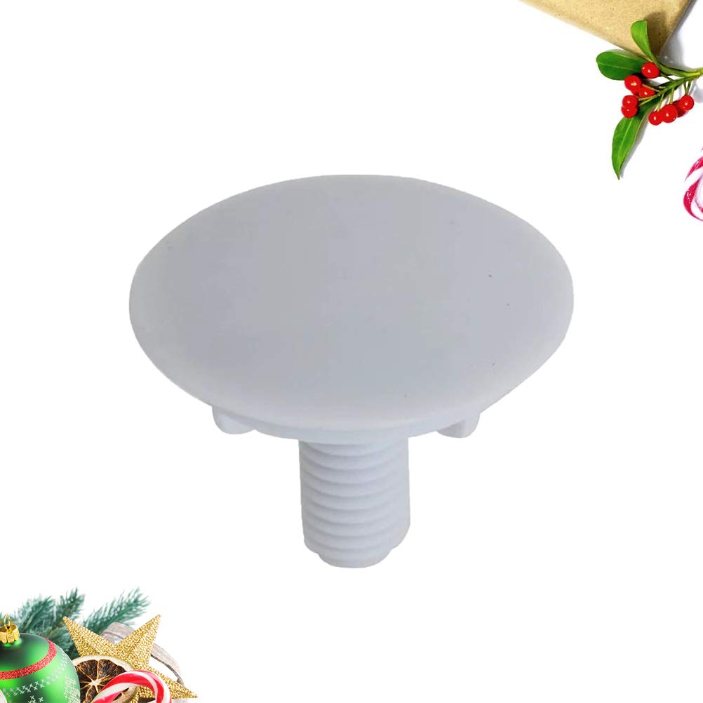 Cabilock Bathtub Accessories Plastic Kitchen Faucet Hole Dispenser Decorative Cover Kitchen Sink Tap Hole Plug (White) Tub Drain Stopper