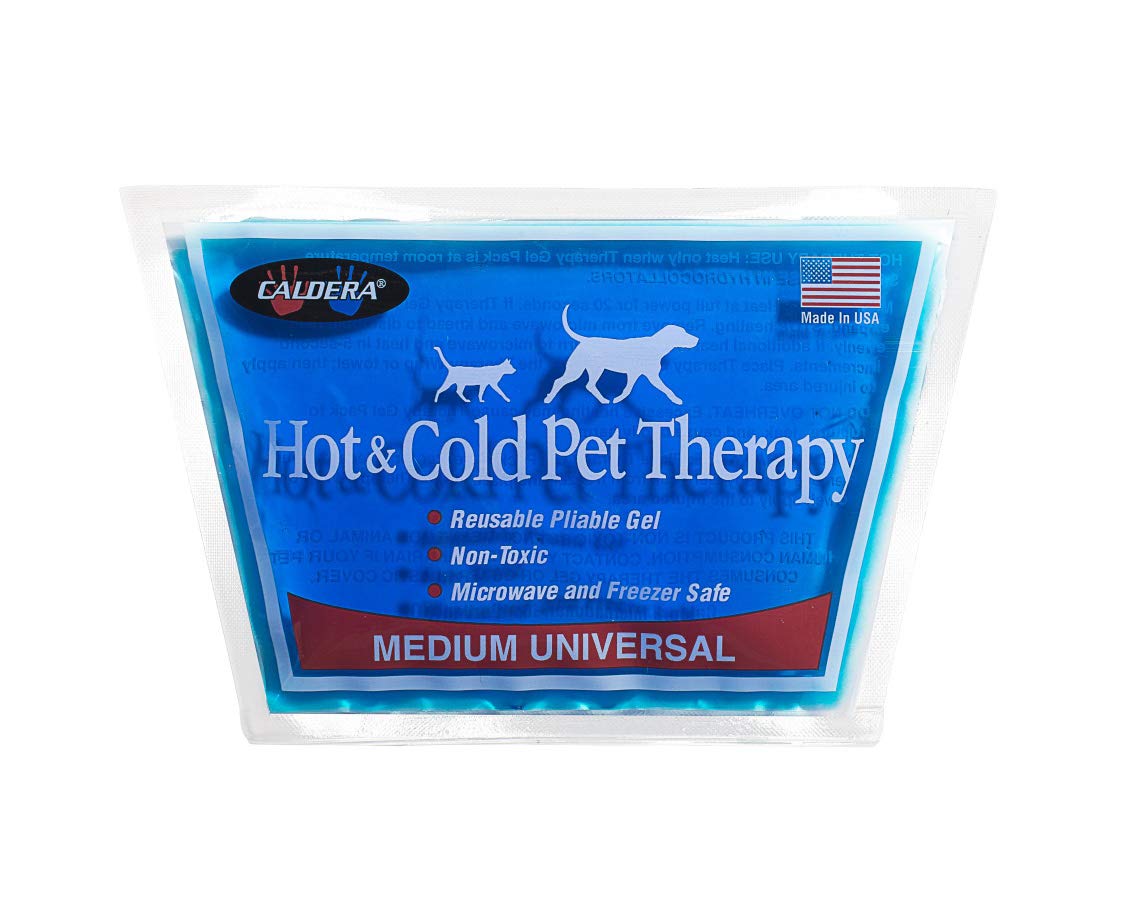 Caldera Pet Therapy Universal Wrap Carpal/Elbow with Gel, Medium, Black (PET205)