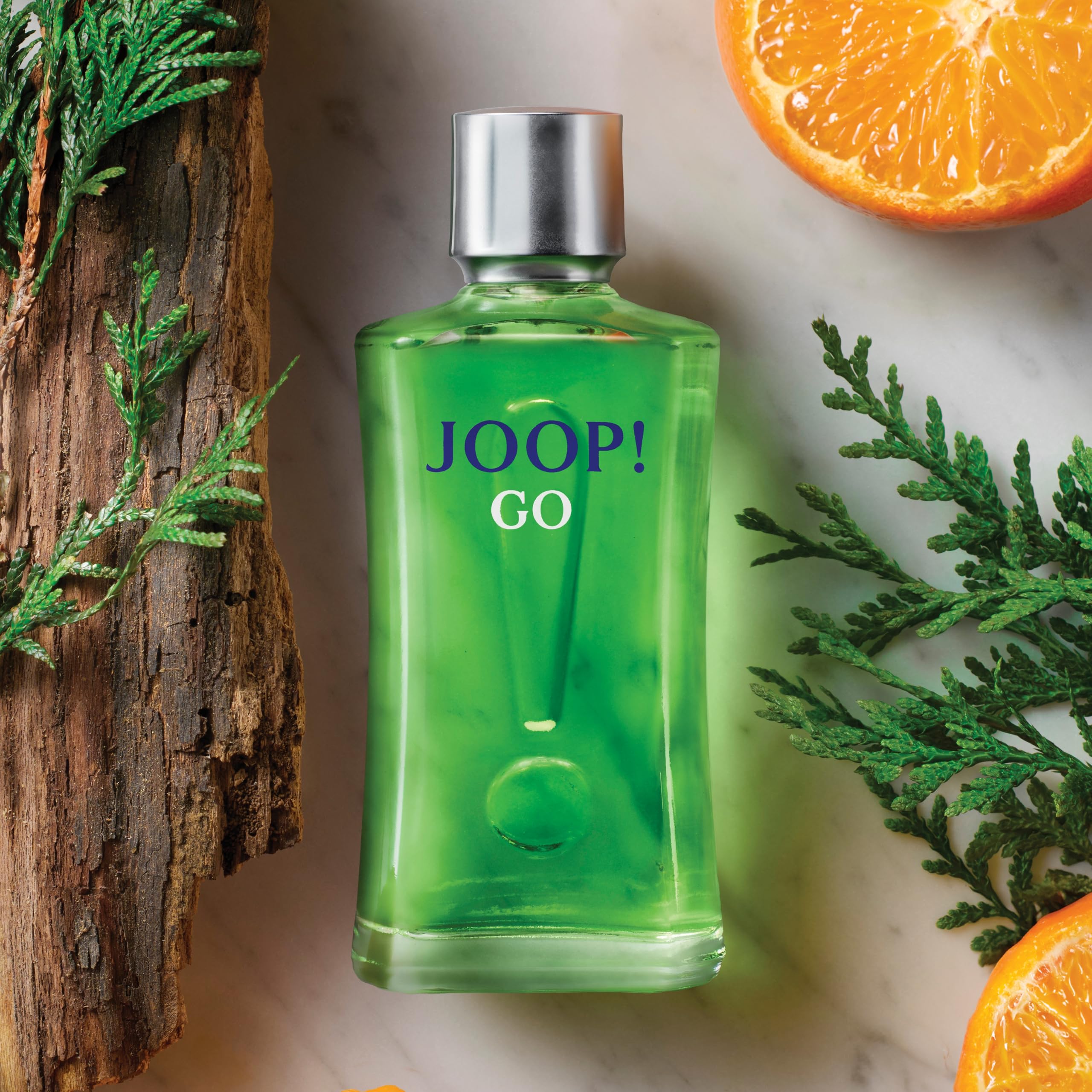 Joop! GO Eau de Toilette β Woody Men's Cologne β With Notes of Rhubarb, Cyp