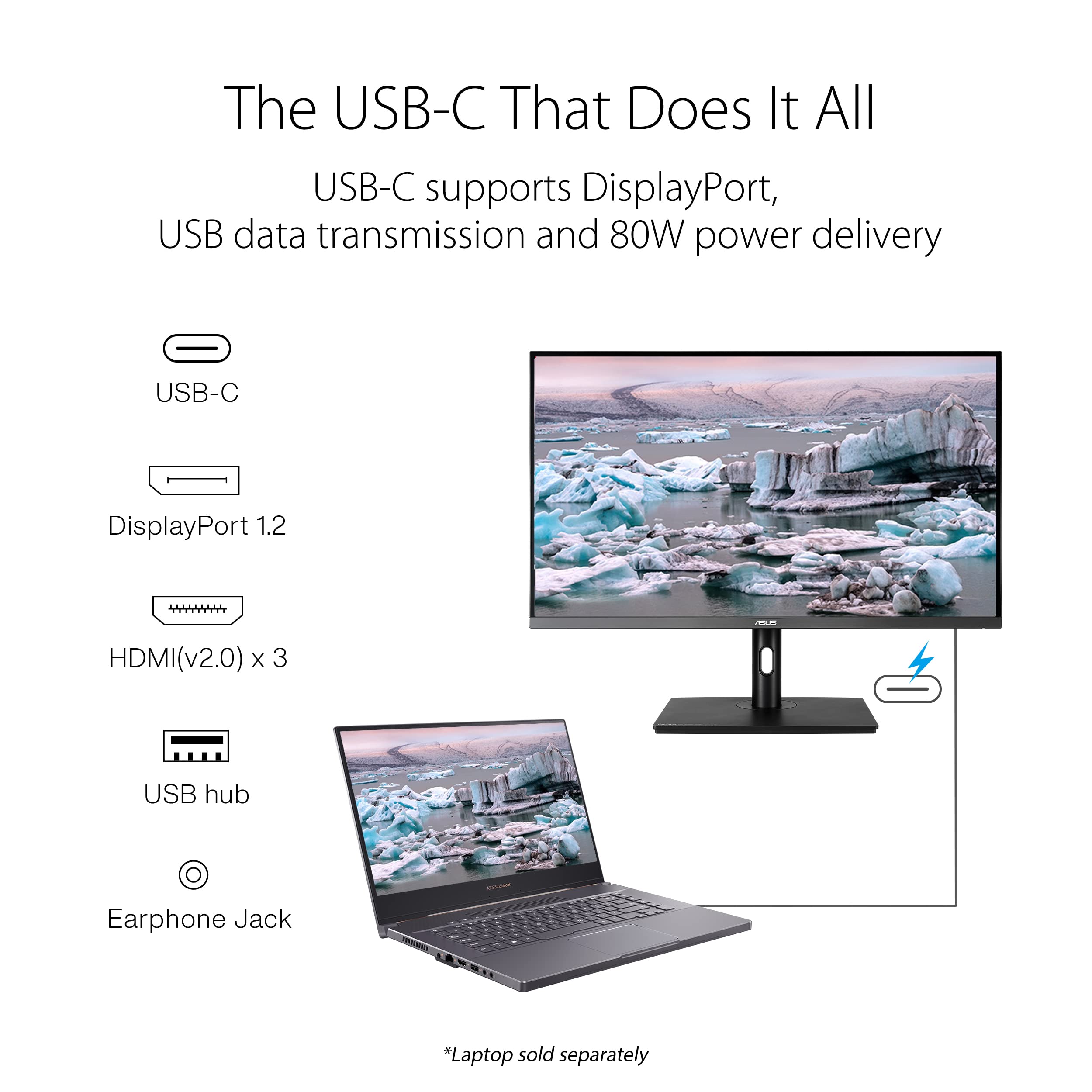 ASUS ProArt Display 32” 4K HDR Mini LED Monitor (PA32UCR-K) - IPS, UHD (3840 x 2160) (Renewed)