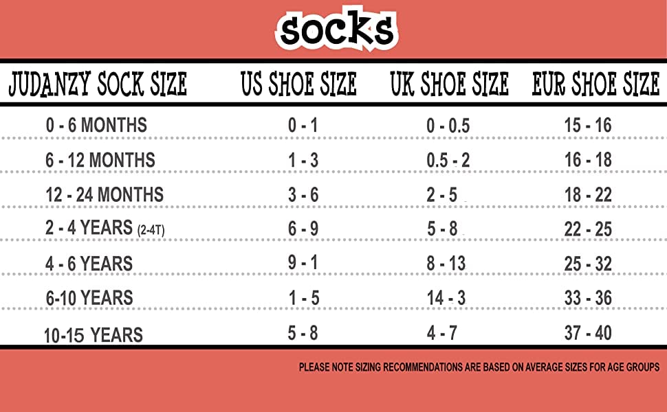 juDanzy 4 Pack of Mid-Calf Ribbed Socks with arch support for School Uniform, Sports, AFO etc. (Youth Large (shoe size 5-8), Red)