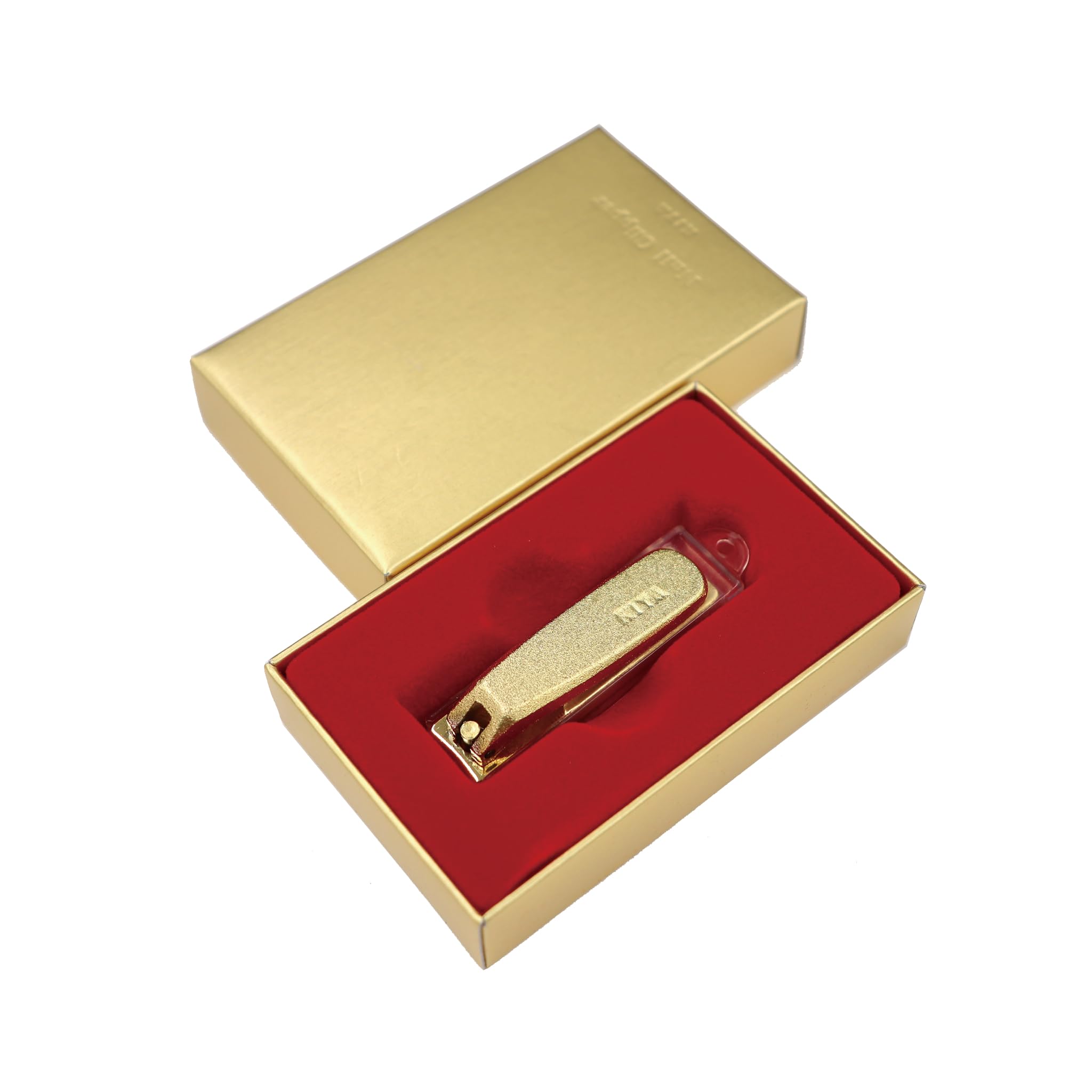 KIYA Nail Clipper Gold with a Dressing Case / Japan Import