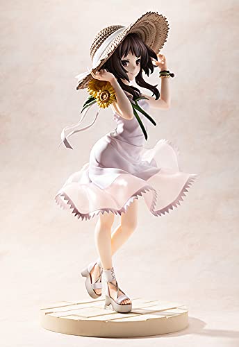 Kadokawa KonoSuba: Legend of Crimson: Megumin (Sunflower One-Piece Dress Version) PVC Figure, Multicolor