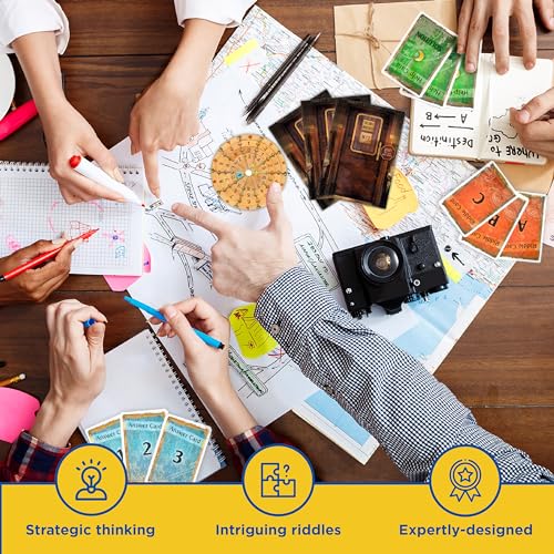 Dead Man on The Orient Express | Exit: The Game - A Kosmos Game | Family-Friendly, Card-Based at-Home Escape Room Experience for 1 to 4 Players, Ages 12+
