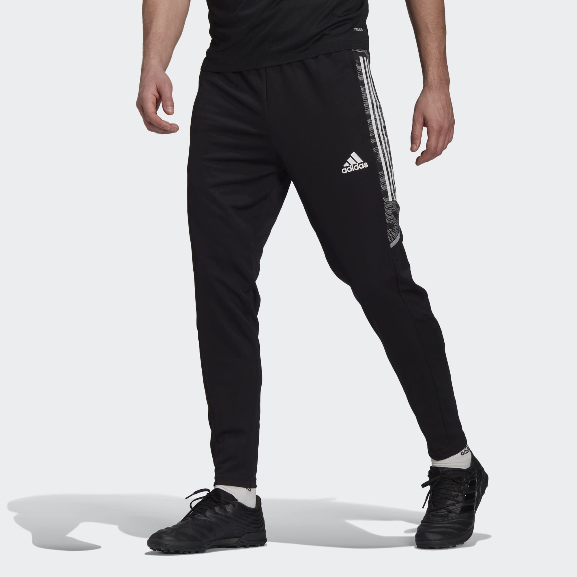 Adidas Black/White Condivo 21 Primeblue Training Pants - L