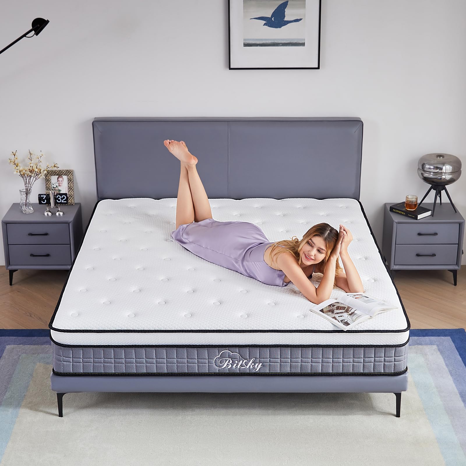 Bitsky Full Mattress 12 inch in a Box