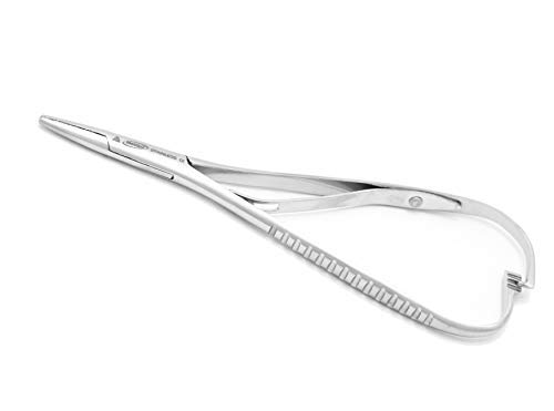 MettleZ Mathieu Needle Holder Locking Plier Ligature Separator Placer Orthodontic Needle holder (Regular)