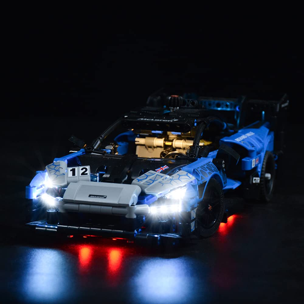 Kyglaring Led Light kit Only - Light Set Designed for Lego 42123 Creator Expet McLaren Senna GTR Toy Car Model Building Set- NOT Included Lego Model (Standard Version)