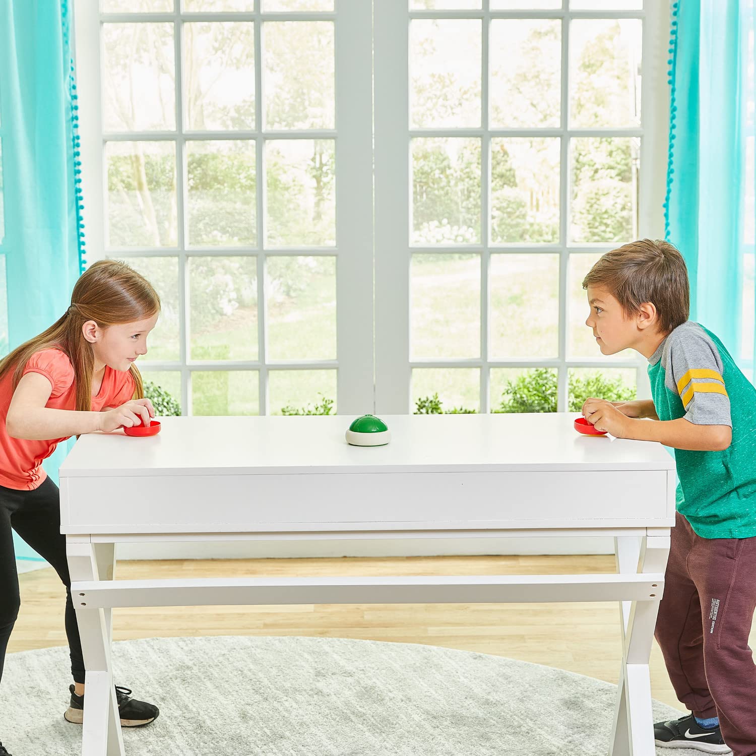EPOCH Games Super Mario Hover Shell Strike - Tabletop or Floor Multiplayer Sports Game for Ages 4+