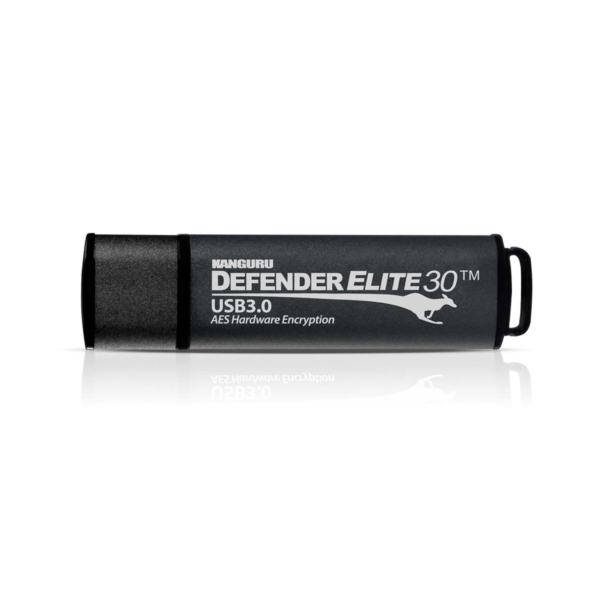 Kanguru Defender Elite30 – 32 GB Hardware Encrypted Flash Drive - Physical Write Protect Switch – SuperSpeed USB 3.0