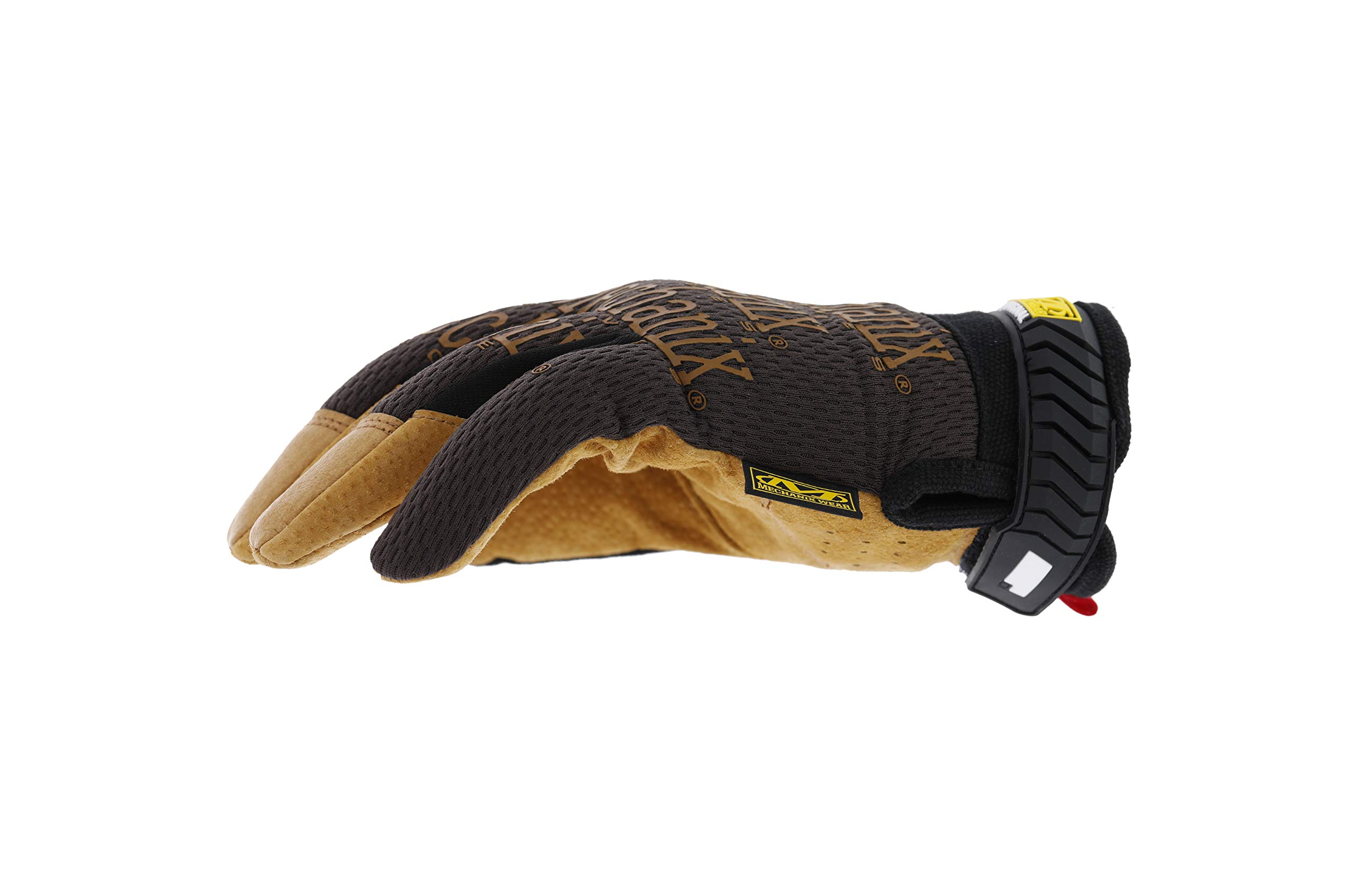 Mechanix Wear: The Original Durahide Leather Work Gloves with Secure Fit, Utility Gloves for Multi-purpose Use, Abrasion Resistant, Added Durability, Safety Gloves for Work (Brown, Large)