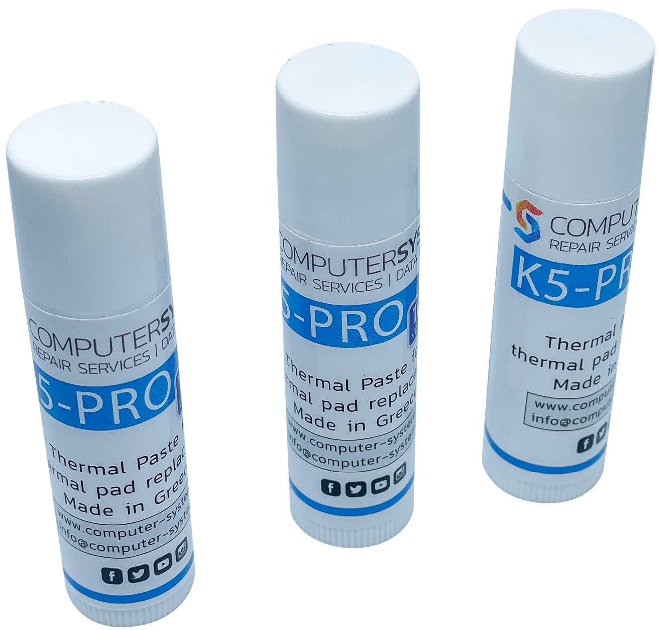 K5 PRO 3X10g 30g Viscous Thermal Paste for Thermal Pad Replacement Liquid Thermal Pad Putty Compatible with Apple iMac, Asus ROG, Acer Nitro, MSI laptops, RTX 3080, 3090, PS4, Nintendo Switch, Xbox